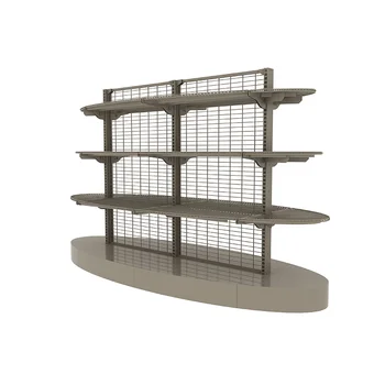 Retail Store Supermarket Grocery Store Shelves Shelving Display Gondola ...