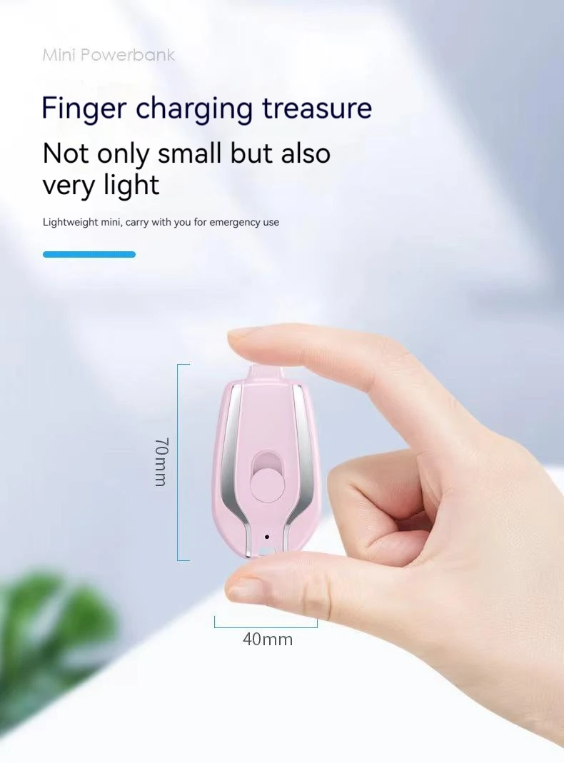 New Design Lightweight Mini Usb Charger 1500mah Small Emergency Power ...