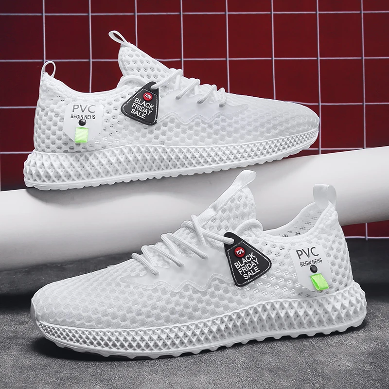 Wholesale Summer Mesh Shoes Sneakers Breathable Casual Shoes Mesh Trend ...