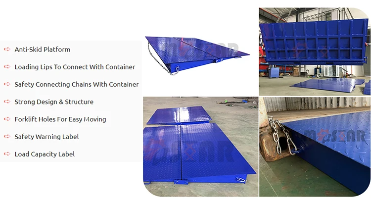 10 Tons Container Loading Ramp Forklift Container Ramp Portable Container Ramp - Buy Portable ...