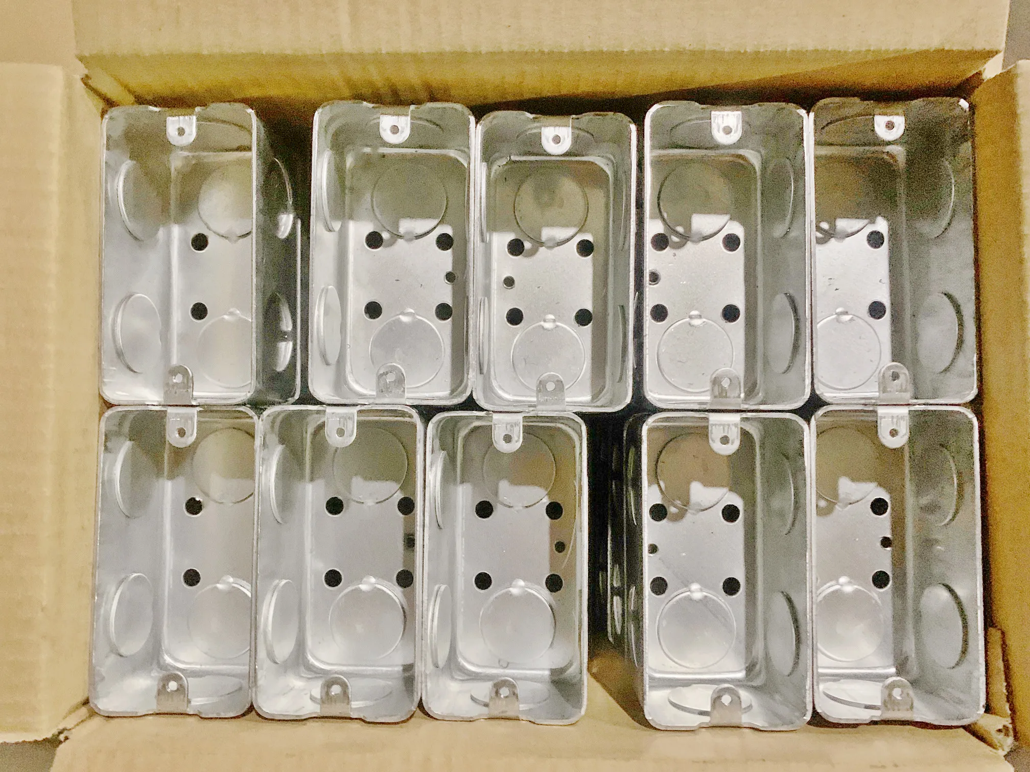 2" * 4" Rectangular Junction Box Galvanized Steel With Combination ...