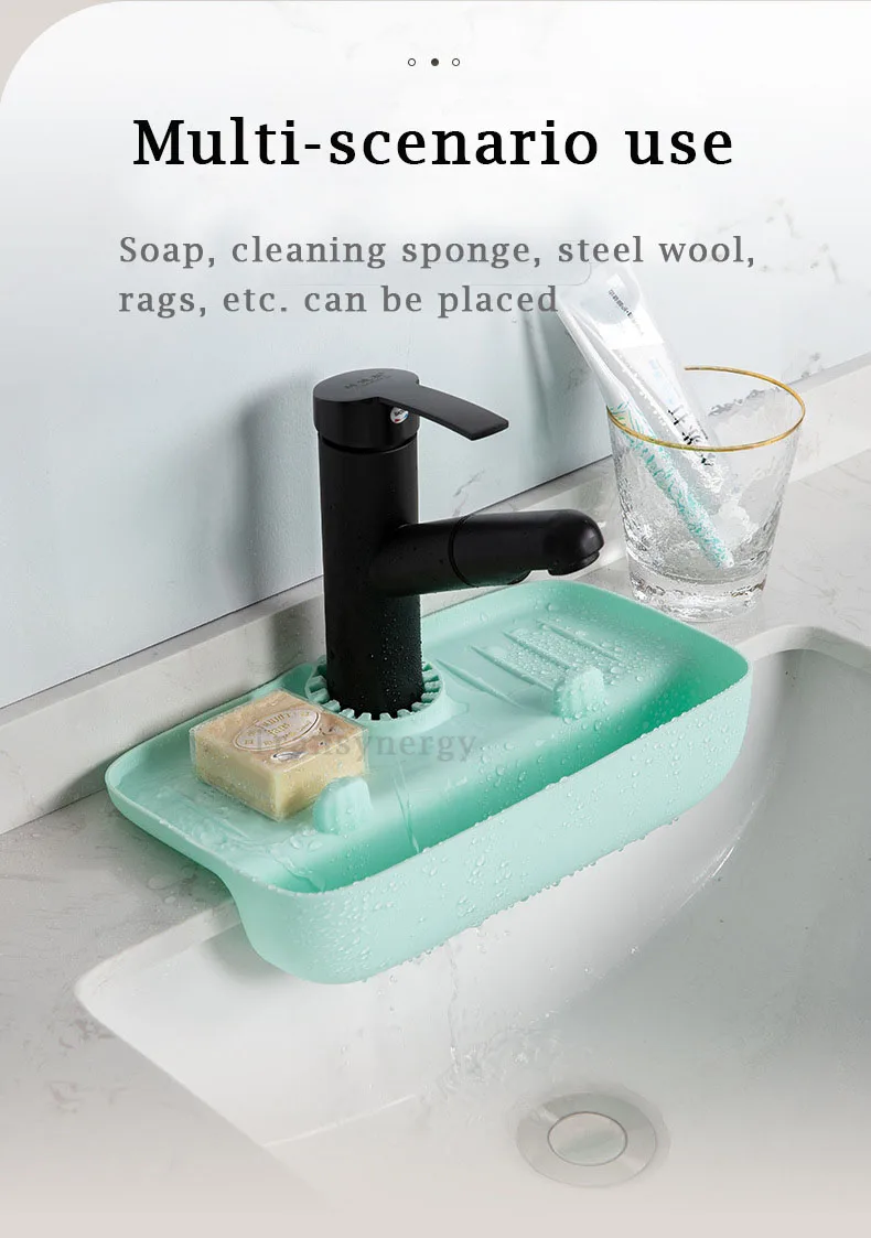 Sink Strap Faucet Caddy - Sustainable & Functional Design