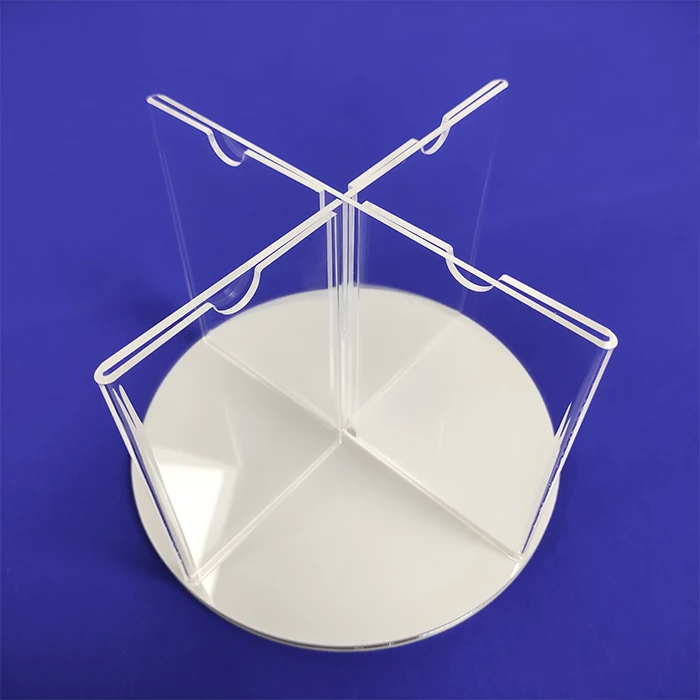 Custom Rotating Clear Acrylic Poster Menu Display Stand