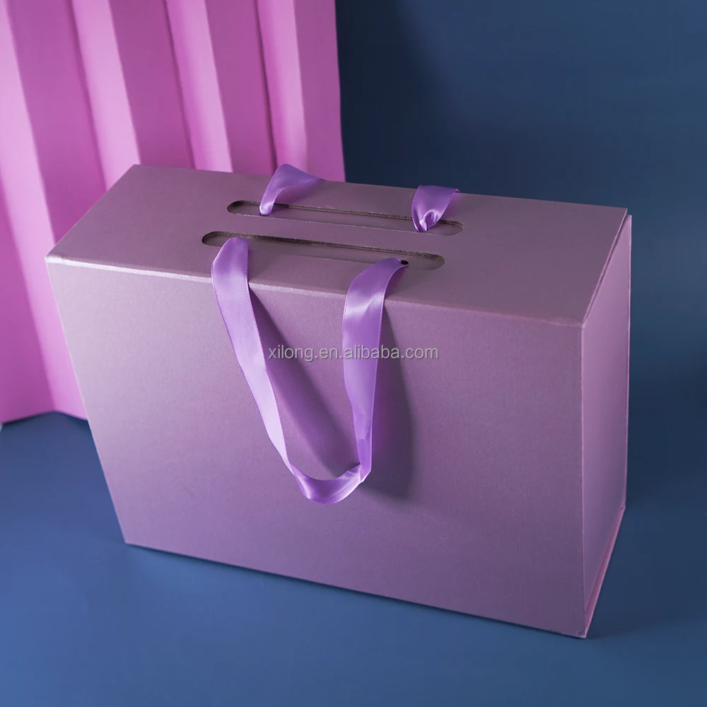 Luxury Flat Pack Folding Cardboard Closures Book Shaped