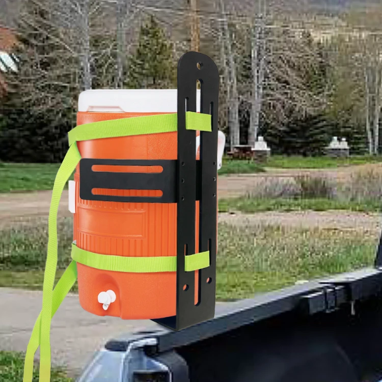 JH-Mech Water Cooler Trailer Rack Heavy-Duty Outdoor Black 5MM Carbon ...