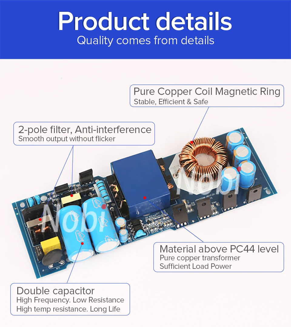 Led Driver 500w Transformer Ac 220v To Dc12v/24v Waterproof Constant ...