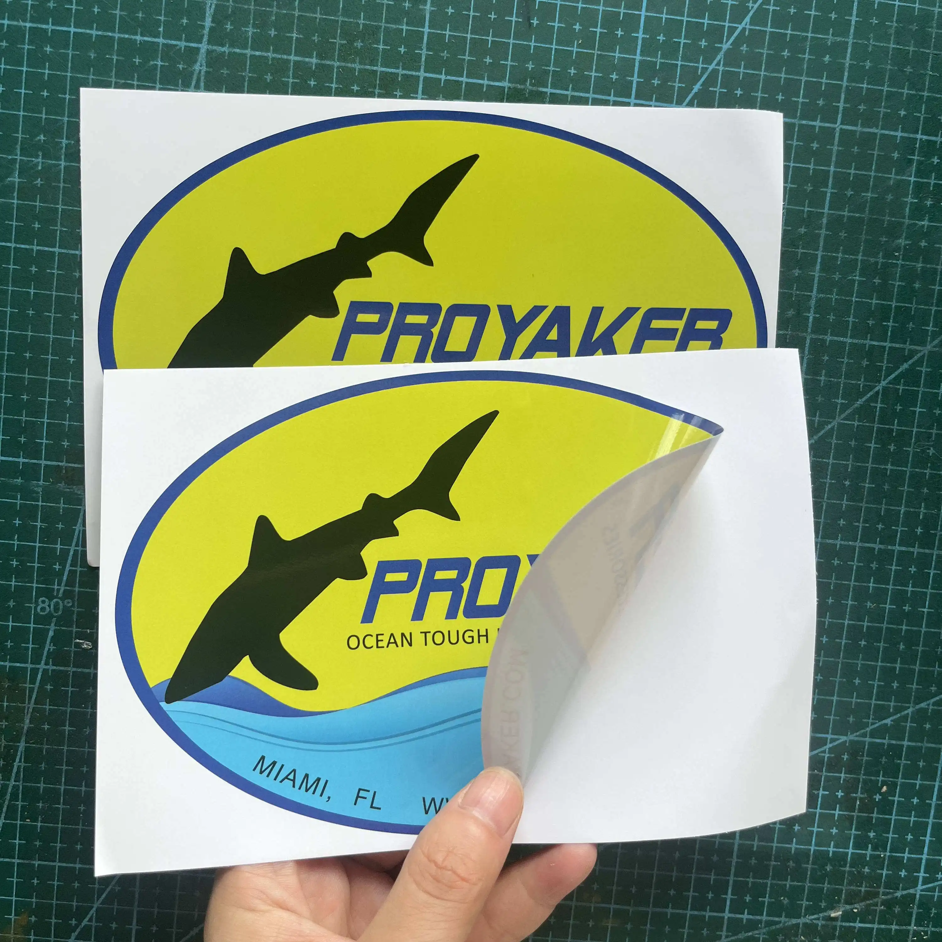 Uv Resistant Custom Brand Logo Printing Waterproof Vinyl Stickers Die ...