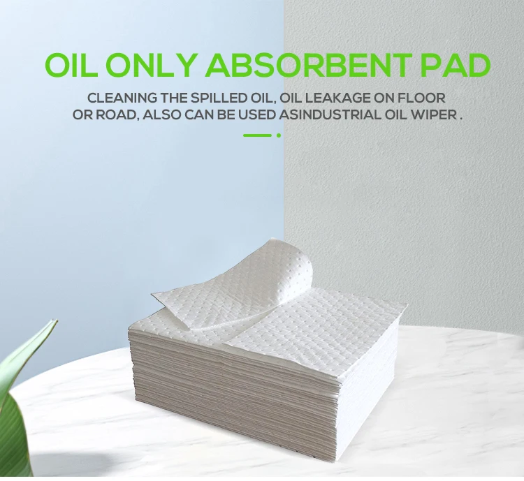 Pp Absorb Sheet Ocean Pollution Oil Sorbent Pad - Buy Oil Sorbent Pad ...