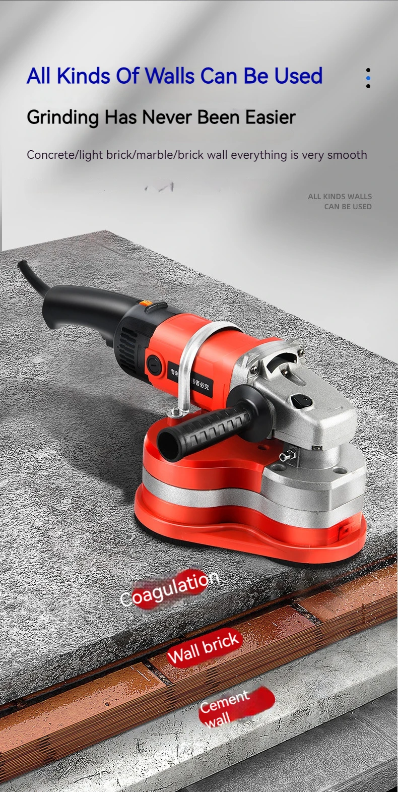 Hand Held Epoxy Floor Grinder - Efficient Concrete Grinding