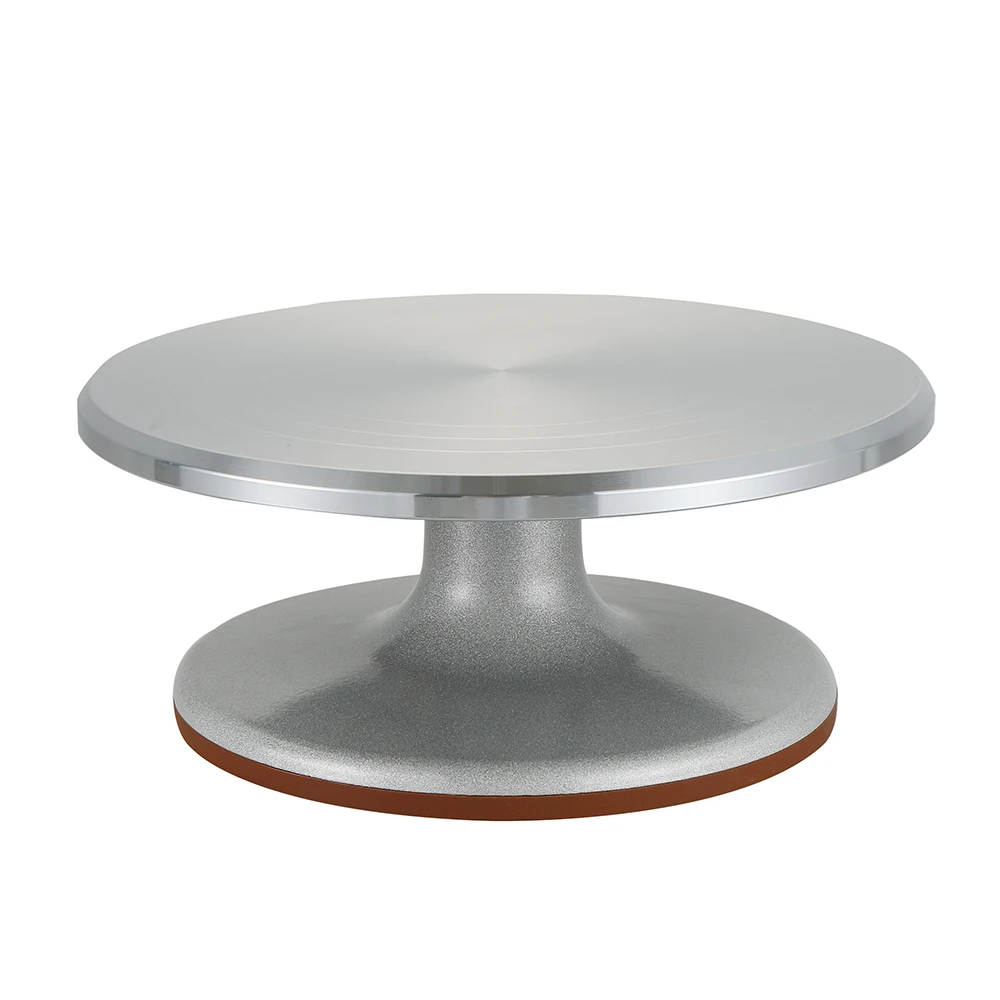 9 Inch Heavy Duty Cake Revolving Stand - Metal & Sustainable