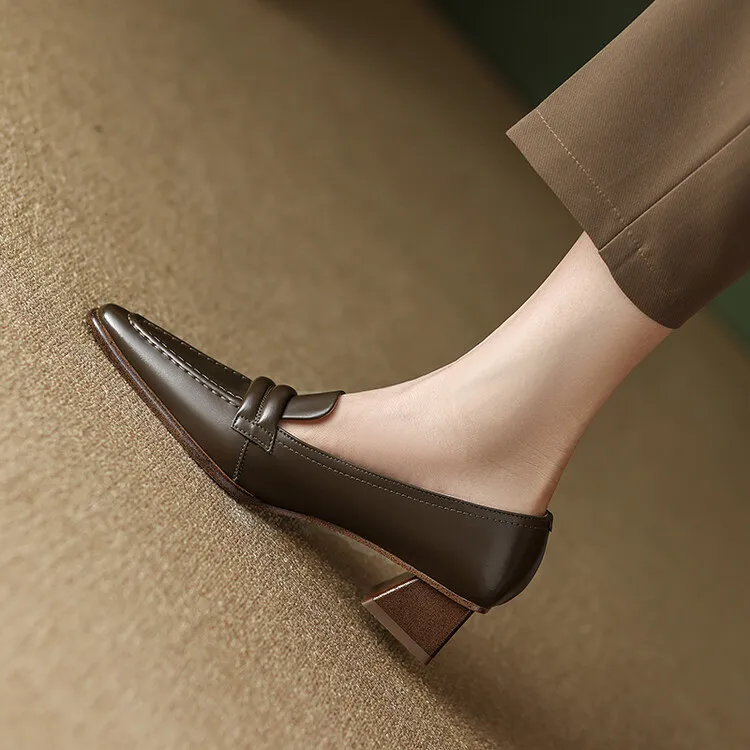 Cialisa Wholesale Designer Fashion Women's Pumps Block Heel Luxury ...