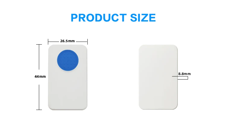 Ble Tag IP67 Waterproof Outdoor Panic Button Programmable Beacon Ibeacon