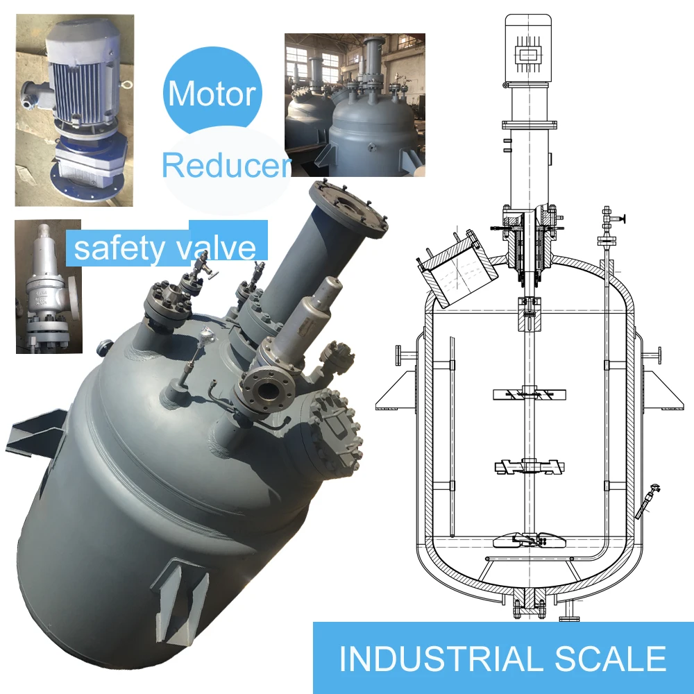 5000L Industrial Batch Emulsion Polymerization Reactor