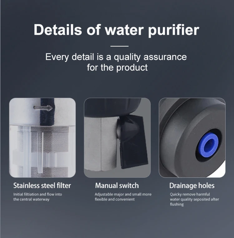 NSF Stainless Steel Pre-Filter 6000L/h Capacity for House Water Hole ...