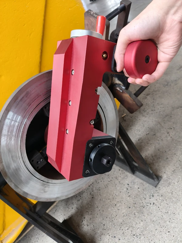 MFC-350 Portable Manual Flange Facing Machine Hand OD Mounted Flange ...