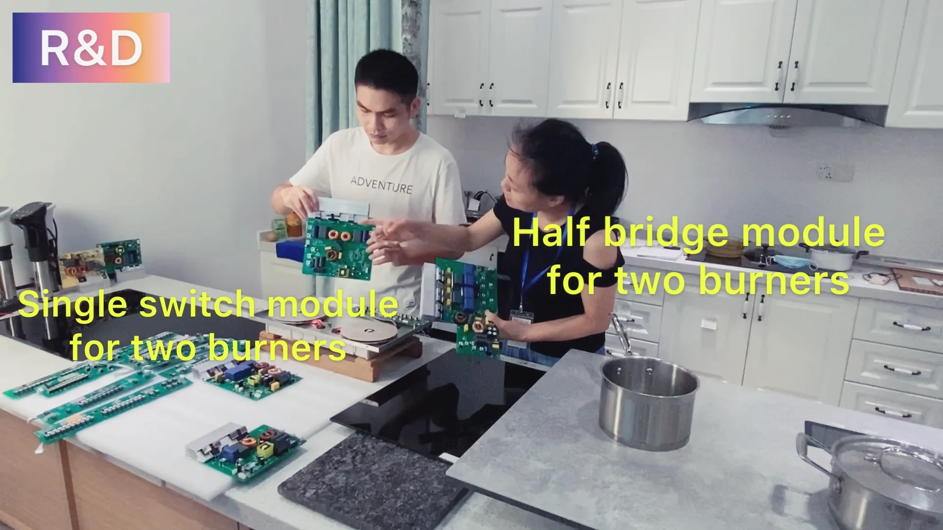 Factory 4 Burner Smart Stoves Induction-ceramic Hybrid Cooker With Two ...