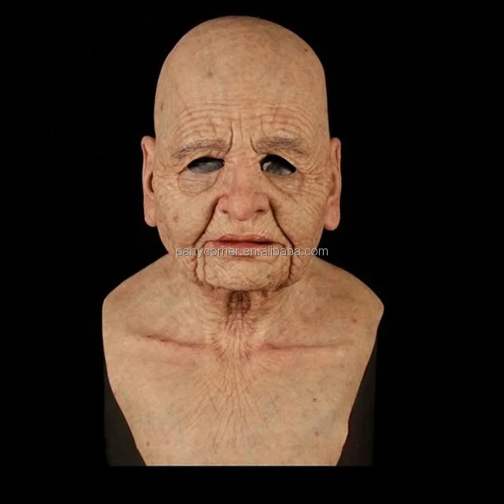 Halloween Grandpa Grandma Latex Masks - Party Prop Ideas