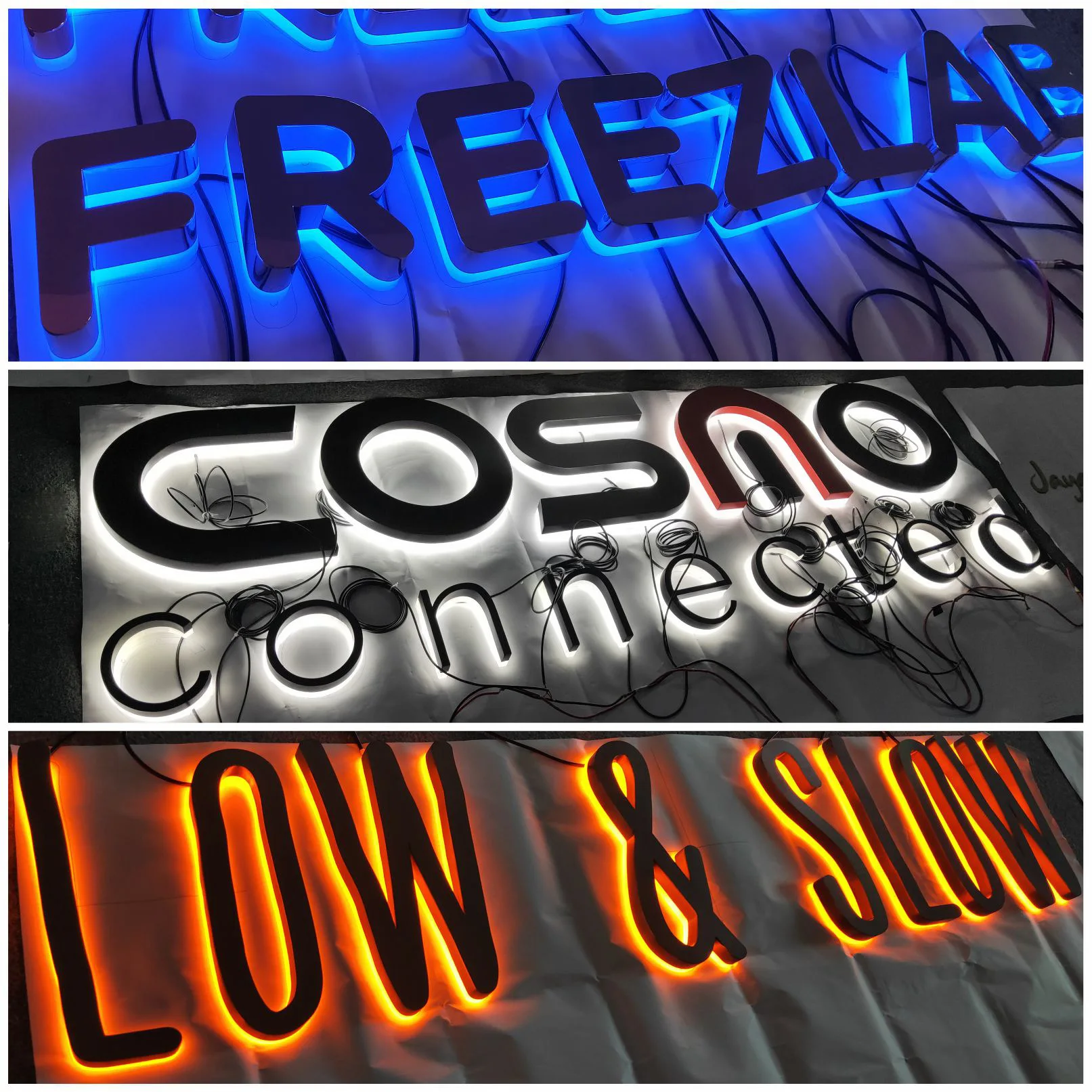 Best 3D logo Backlit Sign Custom Led Display Outdoor Advertising ...