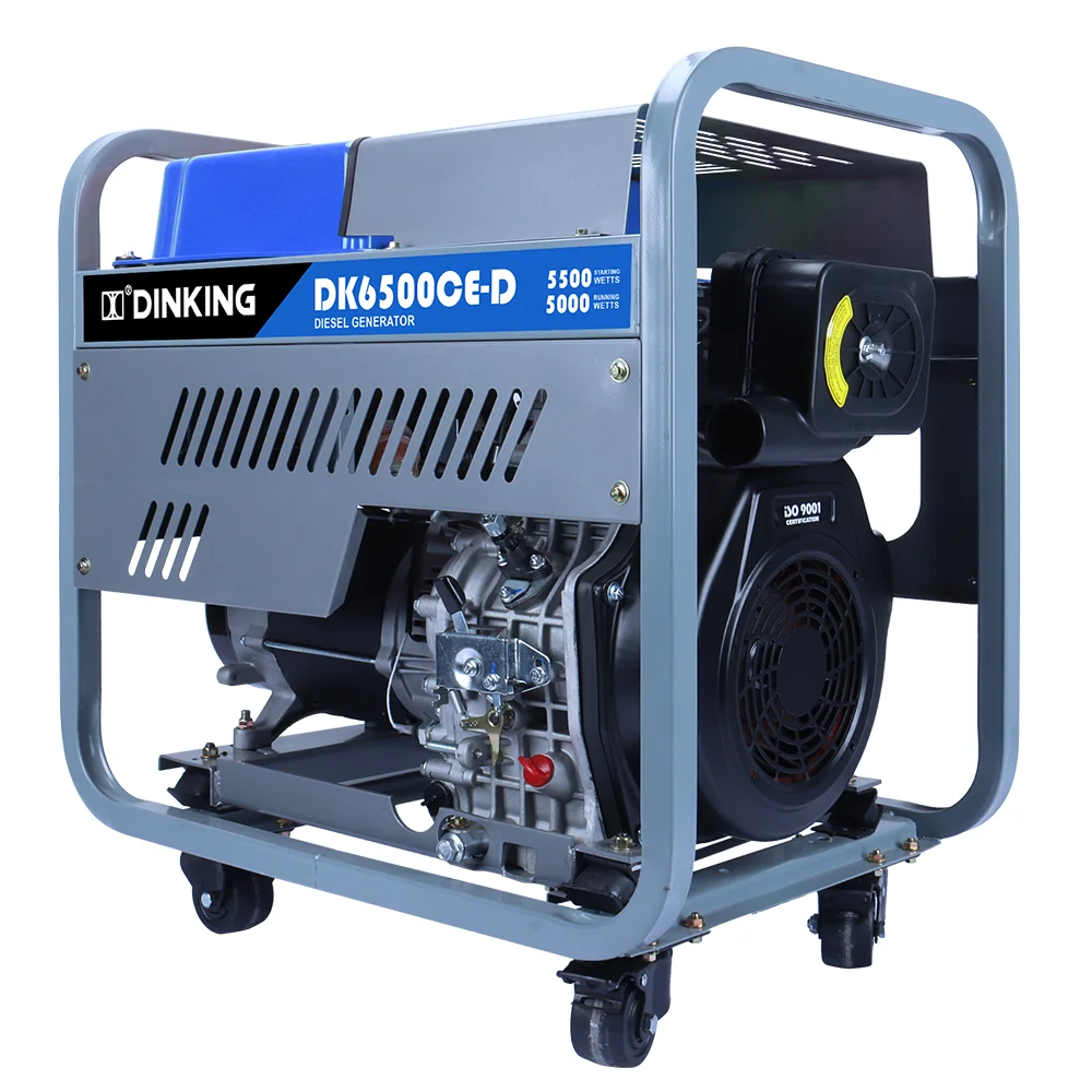 Dinking Dk6500ce-d Diesel Open Type 5kva 6kw 7kw Diesel Turbine ...