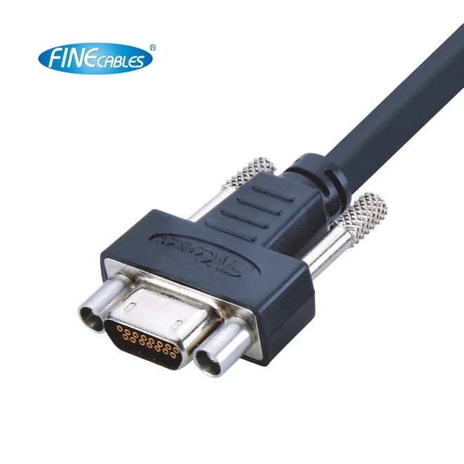 Finecables Electrical Micro Molded Cable 15 Pin Female D Sub Connector ...