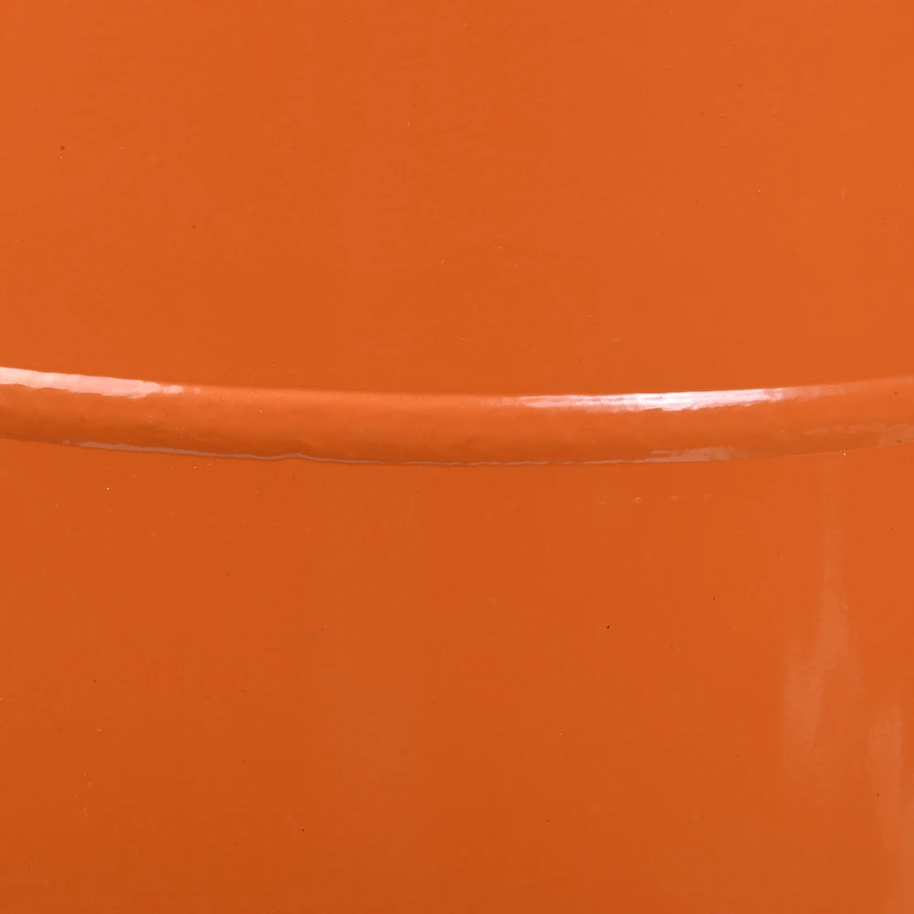 Empty Orange Gas Cylinder - 6kg Capacity, 13L Volume