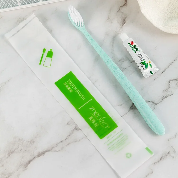 Hotel Amenities Customization Disposable Dental Kit Hotel Toothbrush ...