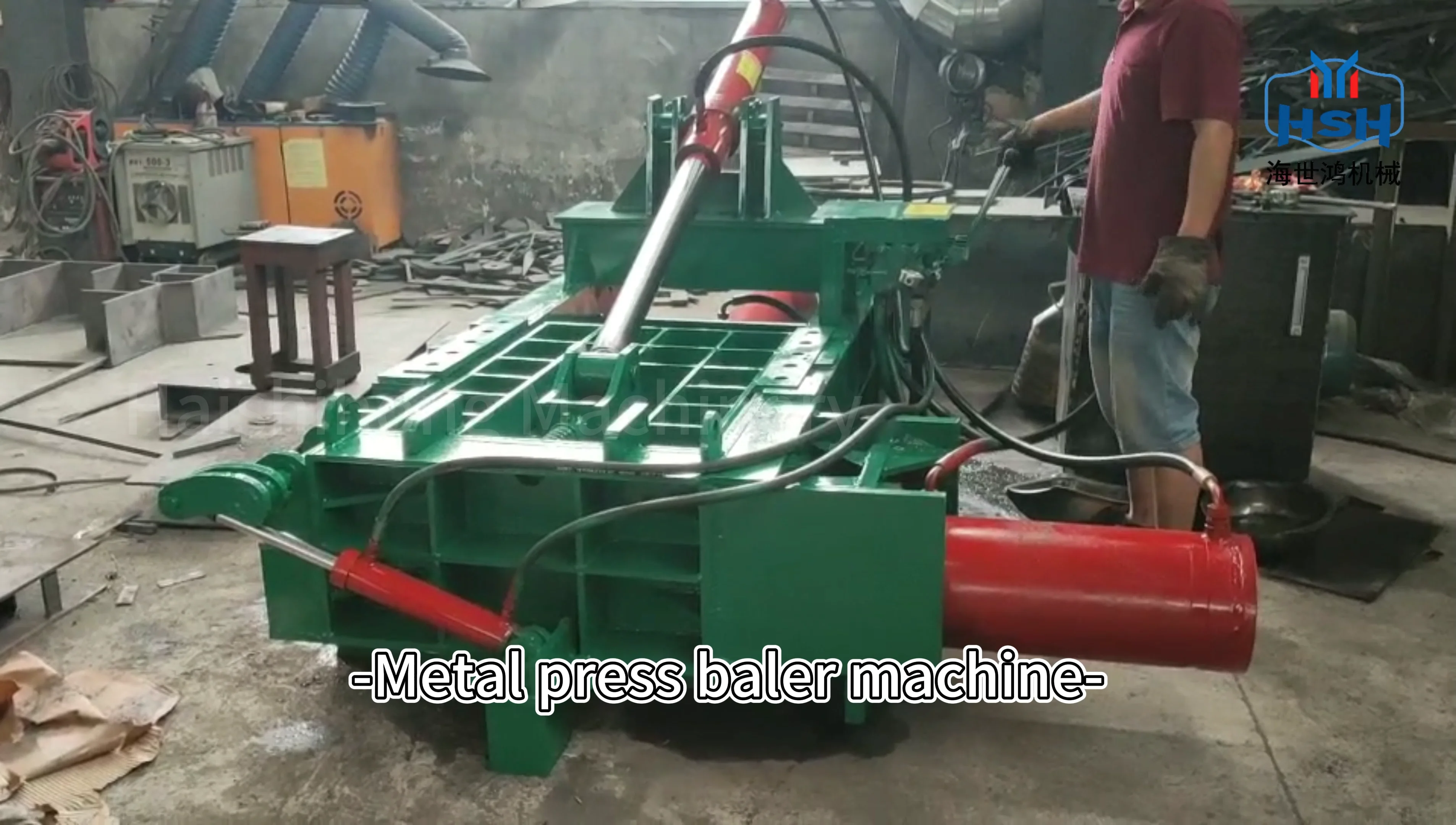 Aluminum Can Baler Compactor Hydraulic Scrap Baler/block Making Machine ...