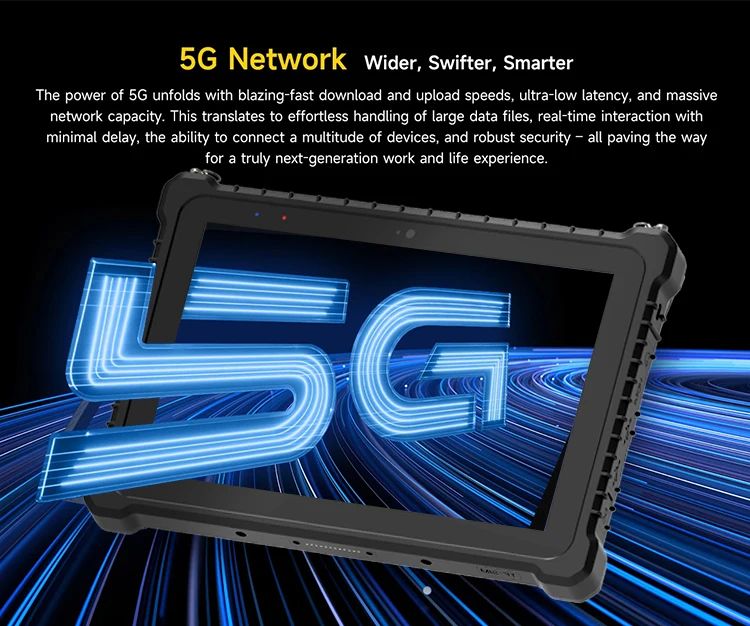 Industrial Rugged Tablet 10" Windows 11 4G LTE GPS Waterproof 11200mAh ...