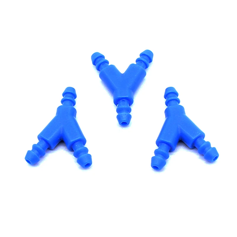 One-touch Air Connector Y-shaped Tee For 3mm Air Pipes Pneumatic ...