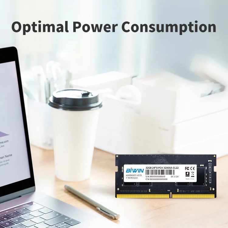 Biwin Memoria Ram Chip Ddr4 Sodimm Laptop Memory 2666mhz Cl19 Single 4gb 8gb 16gb 32gb Pc4-21328 ...