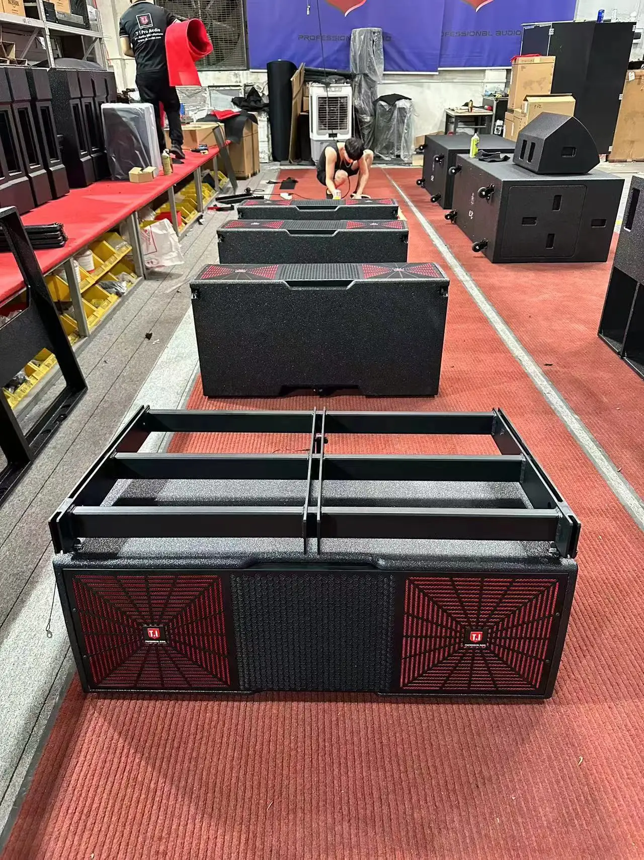Professional Audio Amplifier Powered Sound System Dual 12-Inch ...