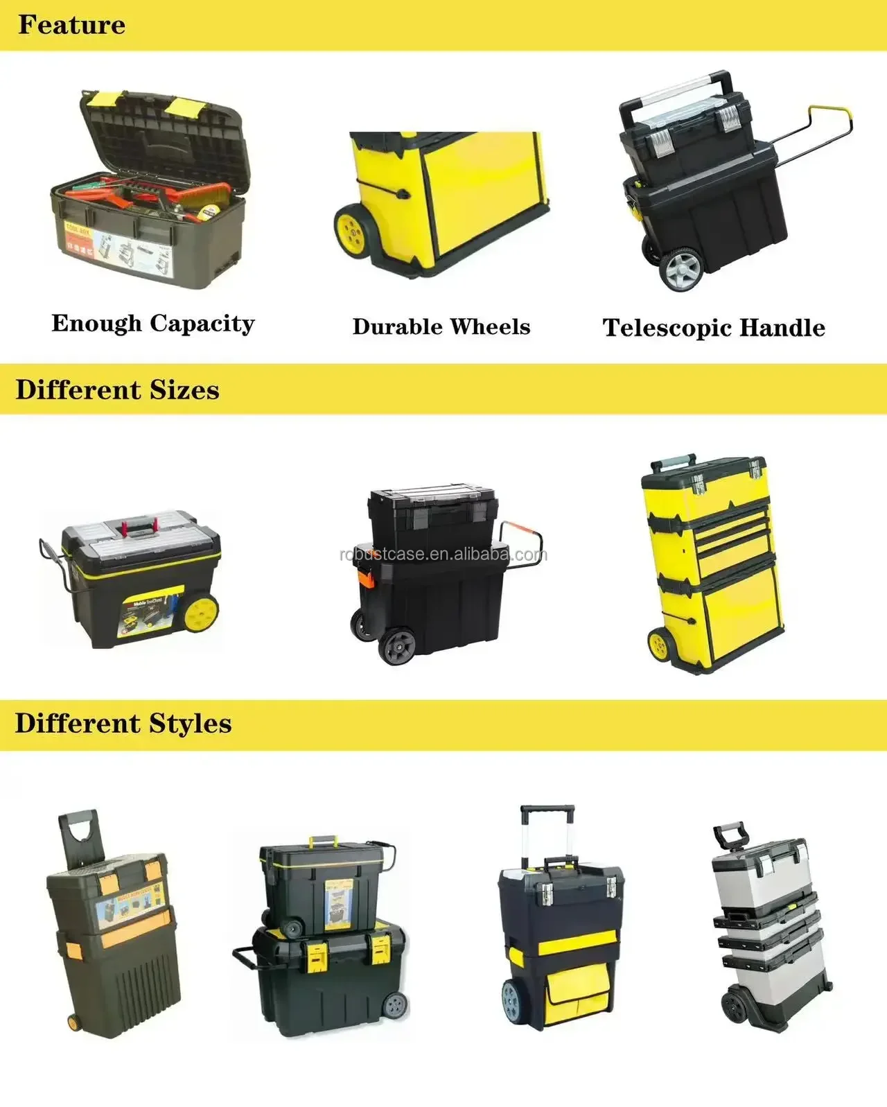 Combined Storage Box Plastic Trolley Storage Movable Plastic Storage ...