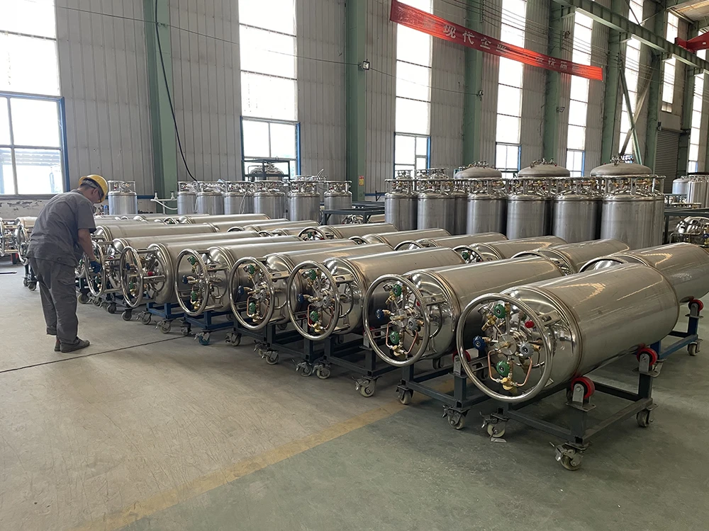 Cryogenic Container Oxygen Cylinder Stainless Steel Natural Gas Storage ...