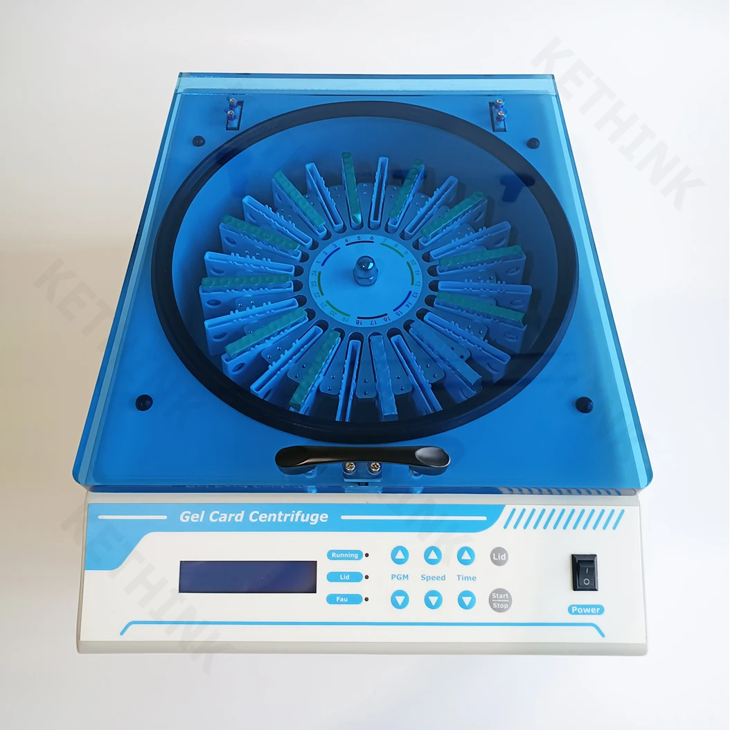 KETHINK Microcolumn Gel Card Centrifuge for Serology Tests