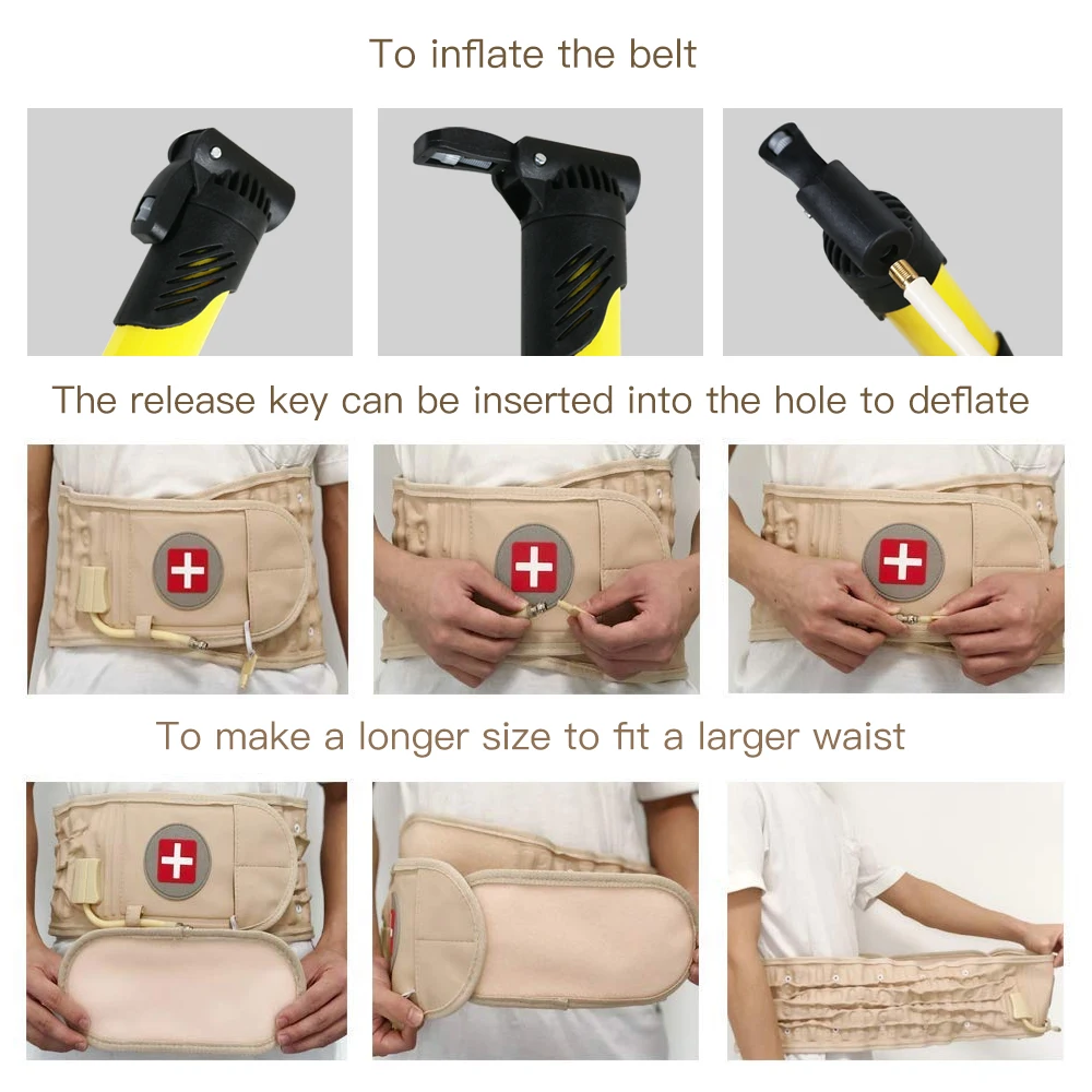 Alphay Hand Pump Lumbar Air Traction Device Physiotherapy Machines For ...