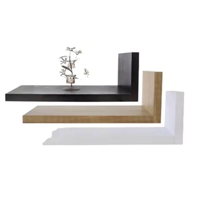 L Shaped Hanging Wall Shelves for Living Room Decoration