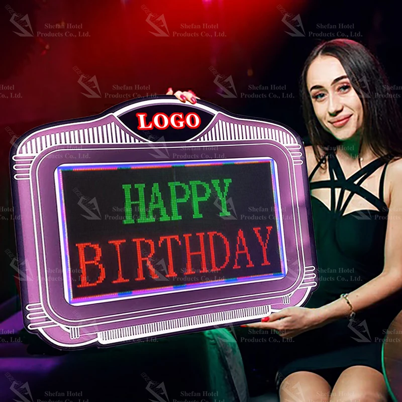 Custom LED Message Board for Night Clubs - Programmable Signs