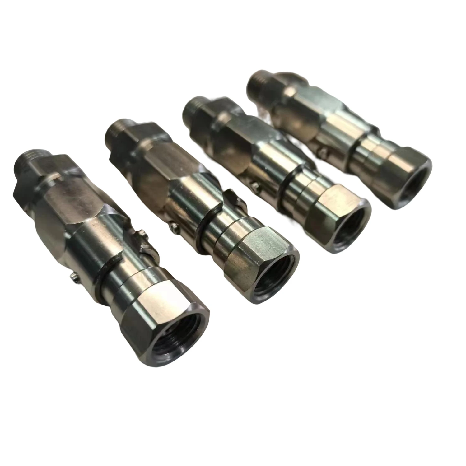 Stainless Steel One Touch Coupler Set Air Compressor Hose Connectors ...