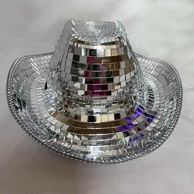 Wholesale Disco Ball Cowboy Hat - Perfect for Parties