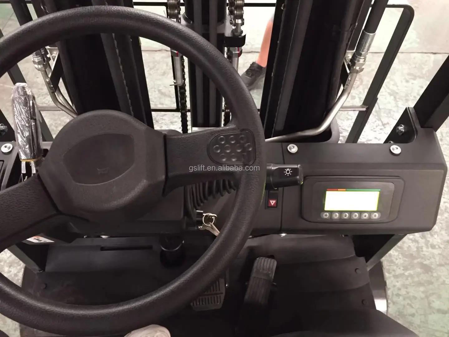 Battery Operated Mini Electric Forklift 1.5 Ton 1.6ton 2 Ton For Cold Storage Warehouse - Buy 2 ...