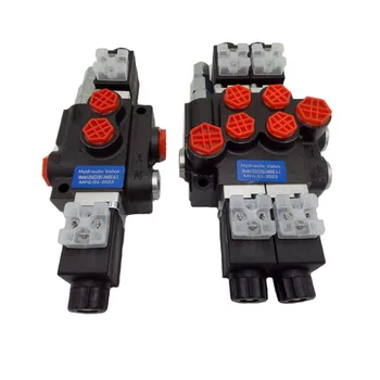 Hydraulic Monoblock Valve 1p40 2p40 3p40 4p40 6p40 8p40 Solenoid ...