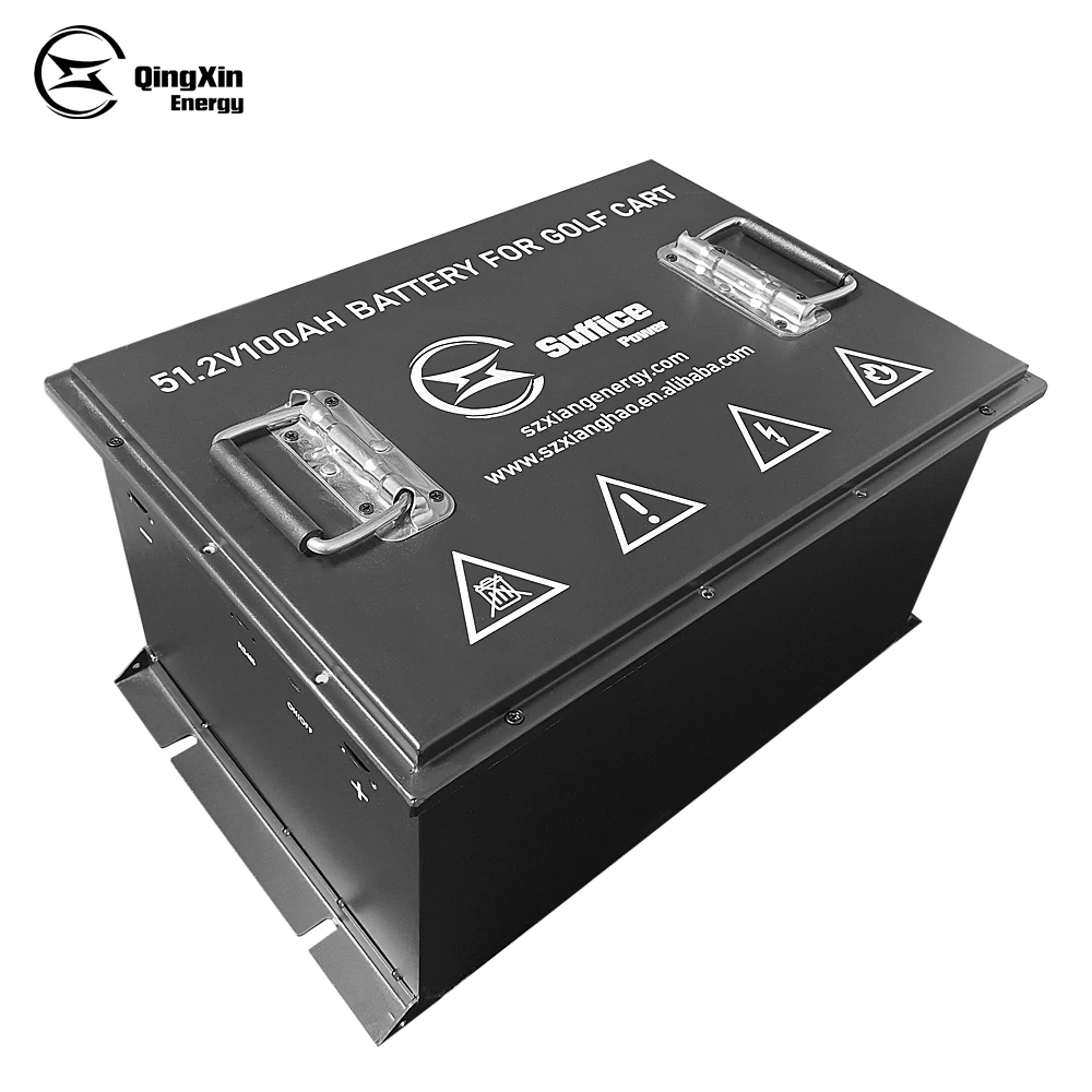 48v 51.2v Lifepo4 Golf Cart Battery Box Diy Kit 48v 60v 50ah 100ah Ip67 ...