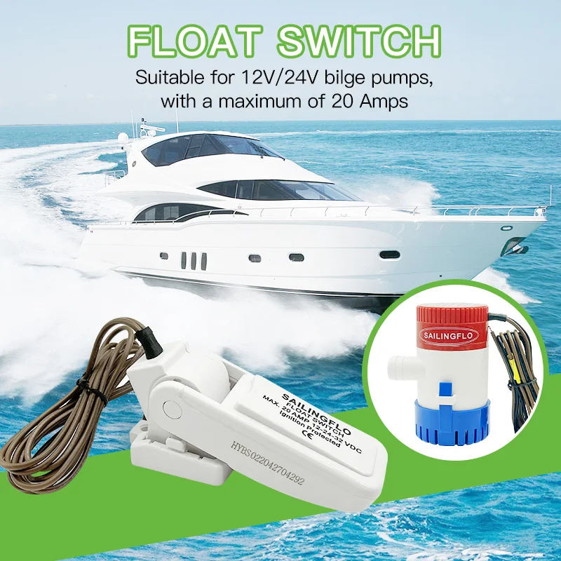 Singflo Bilge Pump Float Switch Boat Use 12v/24v/32v Bilge Pump Float Switch - Buy Bilge Pump ...