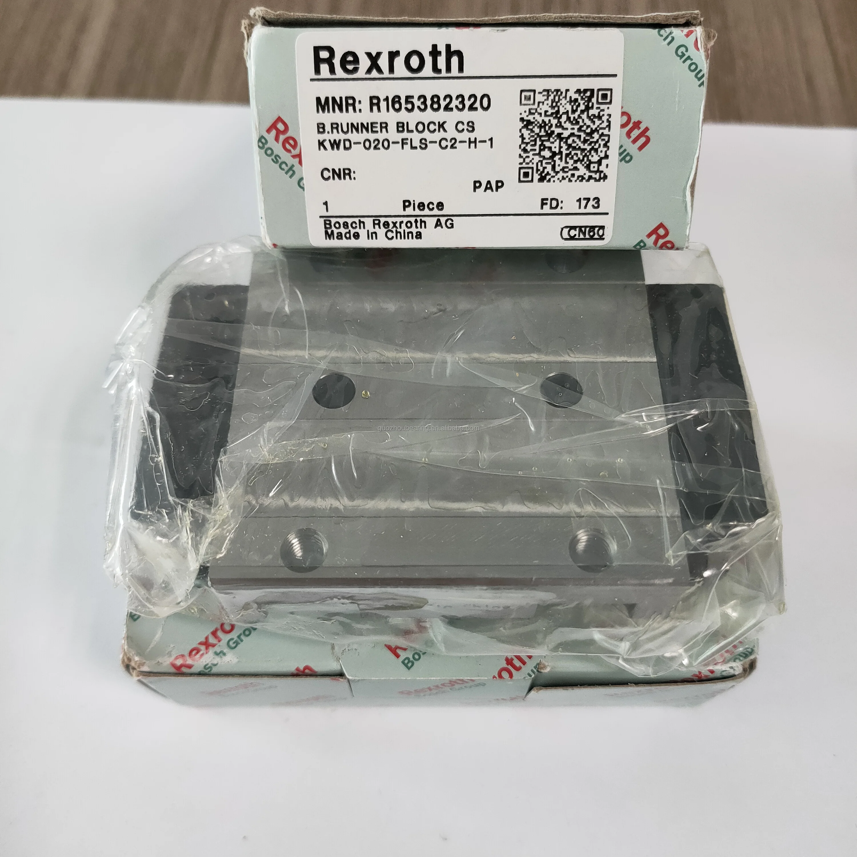 Rexroth Carriage Runner Block Linear Guide Rail R165382320 R 165382320 ...