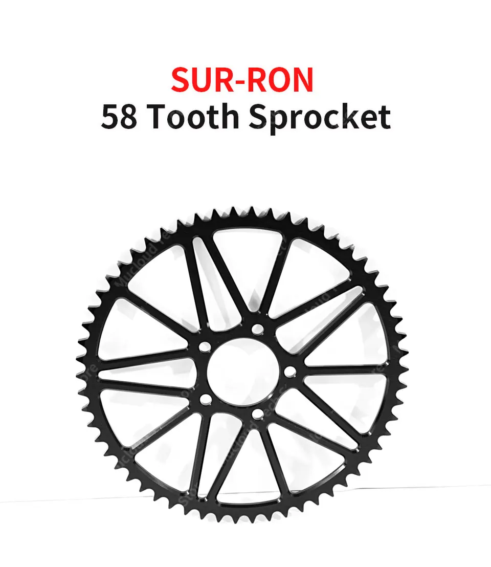 For Sur-ron Light Bee X Special 58 Tooth Plate 58t Large Sprocket Wheel ...
