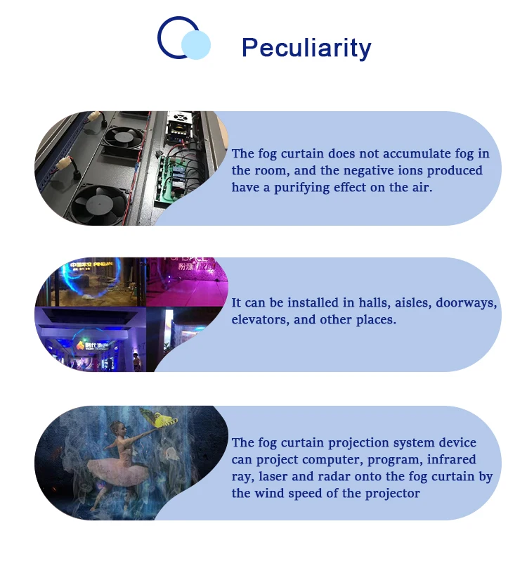 Hologram 3D Fog Screen - Stage Backdrop for Indoor Events