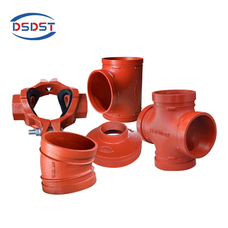 Fm Cast Iron Connect 90 Degree Bend Ductile Iron Reducer Grooved ...