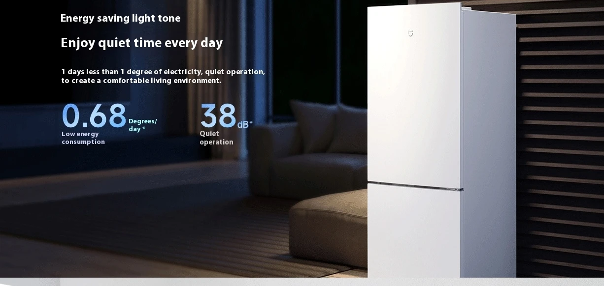 Xiaomi Mijia Double Door Refrigerator 175L - Energy Saving