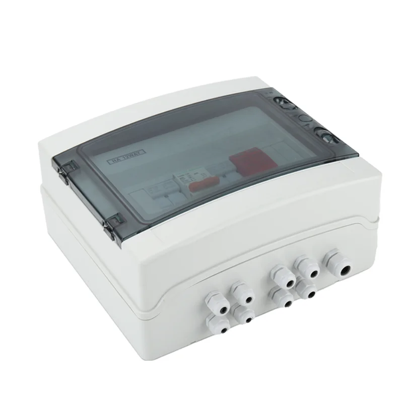 CNCSGK IP65 Outdoor Plastic Dc Combiner Box Junction Box 3 in 1 Out 3 ...