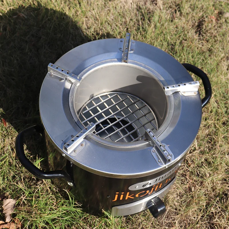 Stainless Steel Wood Stove Integrated Multi-fuel Stove Outdoor Bbq ...